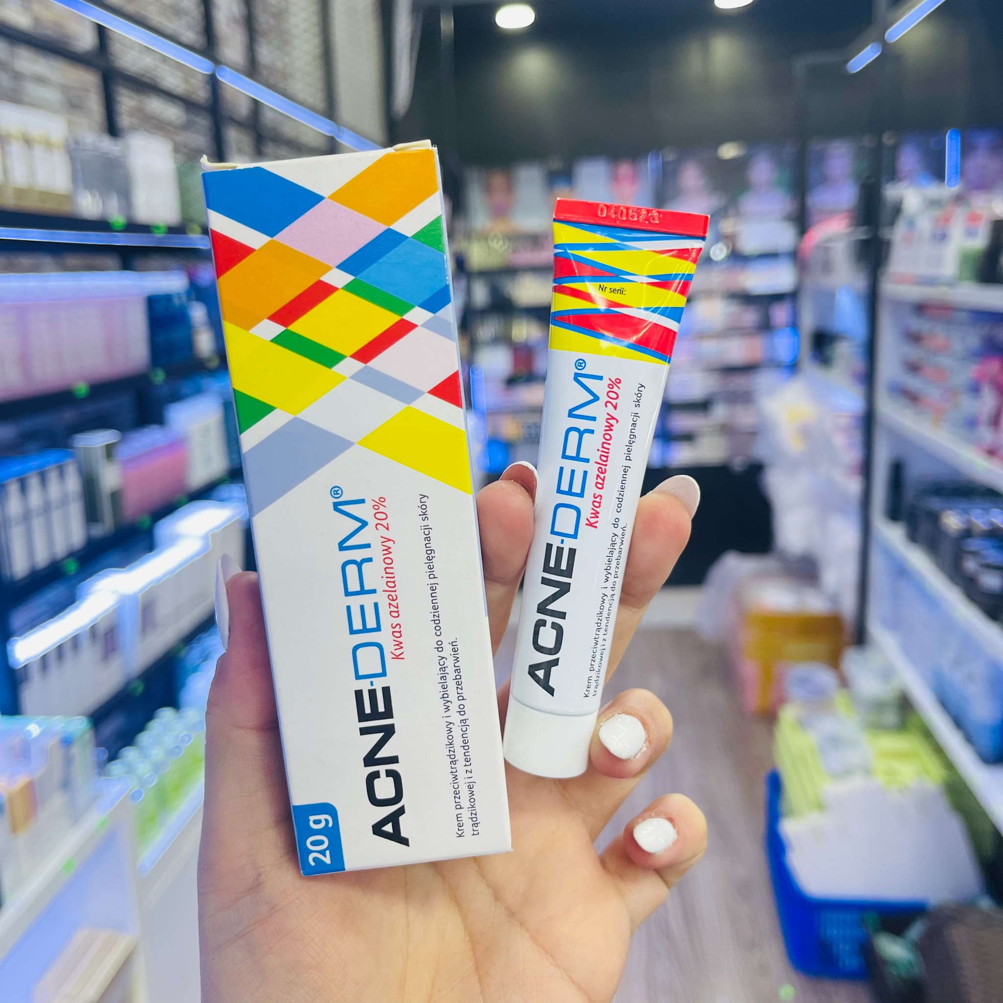 [tạm hết] Acnederm cream (20g) kem trị thâm mụn azelaic acid 20% - mờ ...