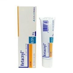 [Hết] Tretinoin Retacnyl cream USP (30g) tretinol 0.05 - 0.025% tre Ấn ...
