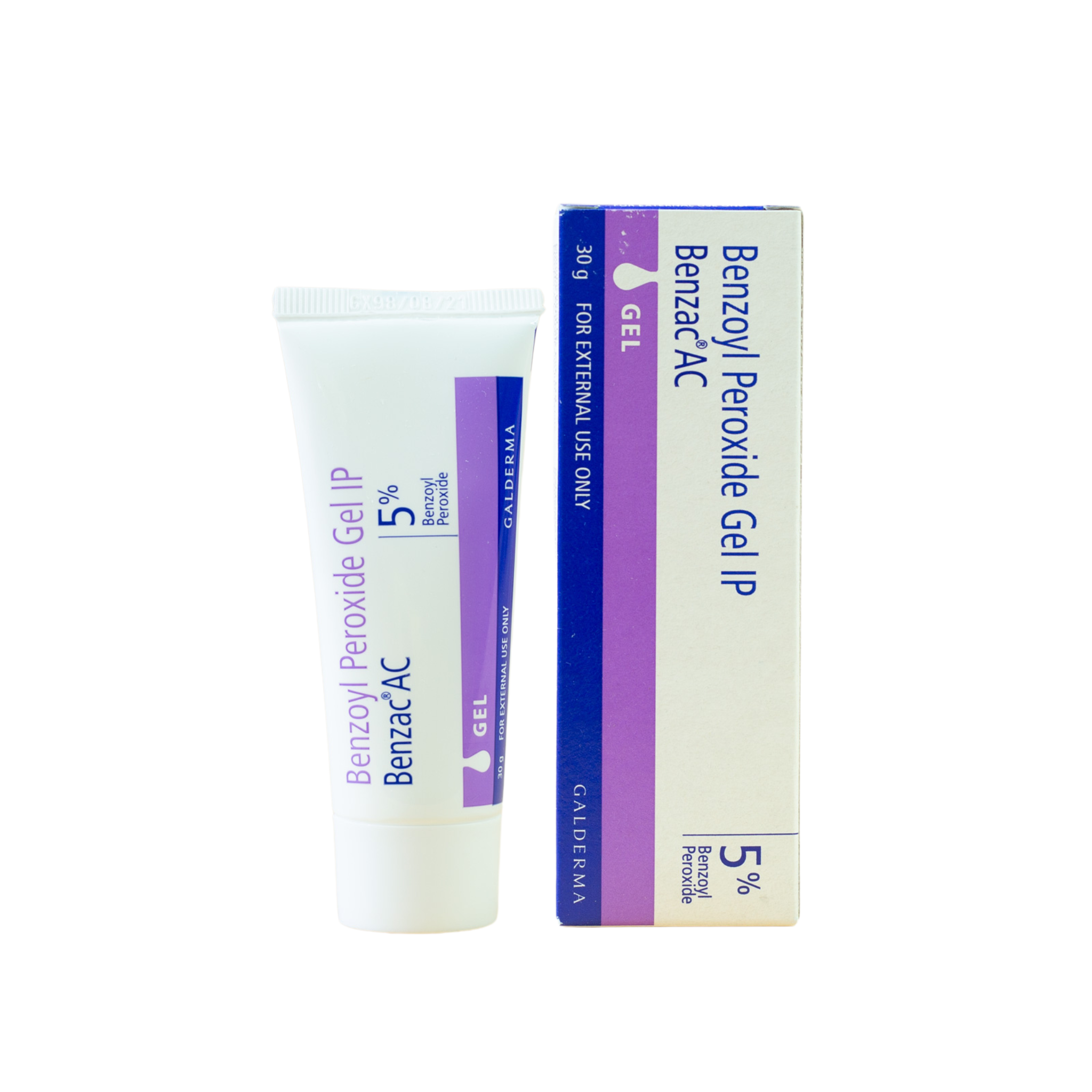 Benzac AC gel (30g) gel trị mụn 5% benzoyl peroxide & 2.5% Ấn Độ - chấm ...