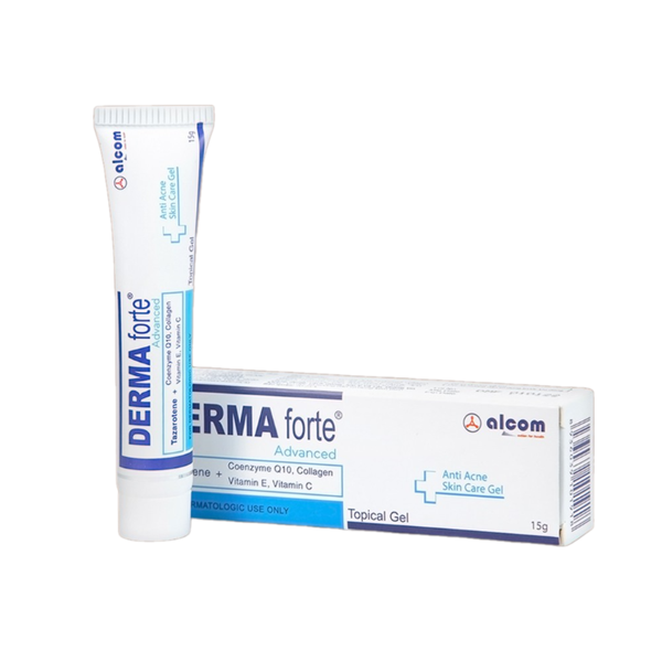 (bản advanced) Derma Forte Advanced gel (15g) - Gel Giảm Mụn Alcom, mờ ...