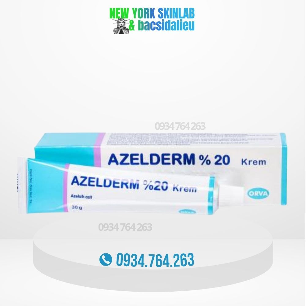 Azelderm Krem (30g) - Azelaic Acid 20% Cream - Mờ Thâm Mụn, Thâm Nám ...