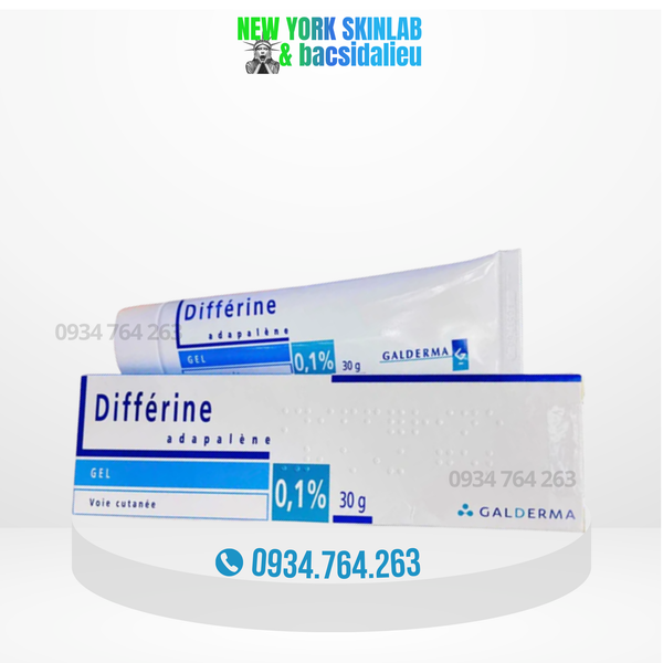 Differin Gel 0.1% (30g) - adapalene 0.1% Kem Trị Mụn Hiệu Quả Từ ...