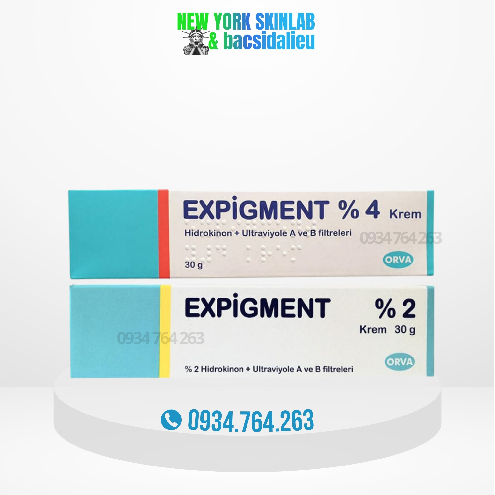 Expigment 2% và 4% hydroquinone (30g) - Kem Làm Sáng Da Giảm Thâm Nám ...