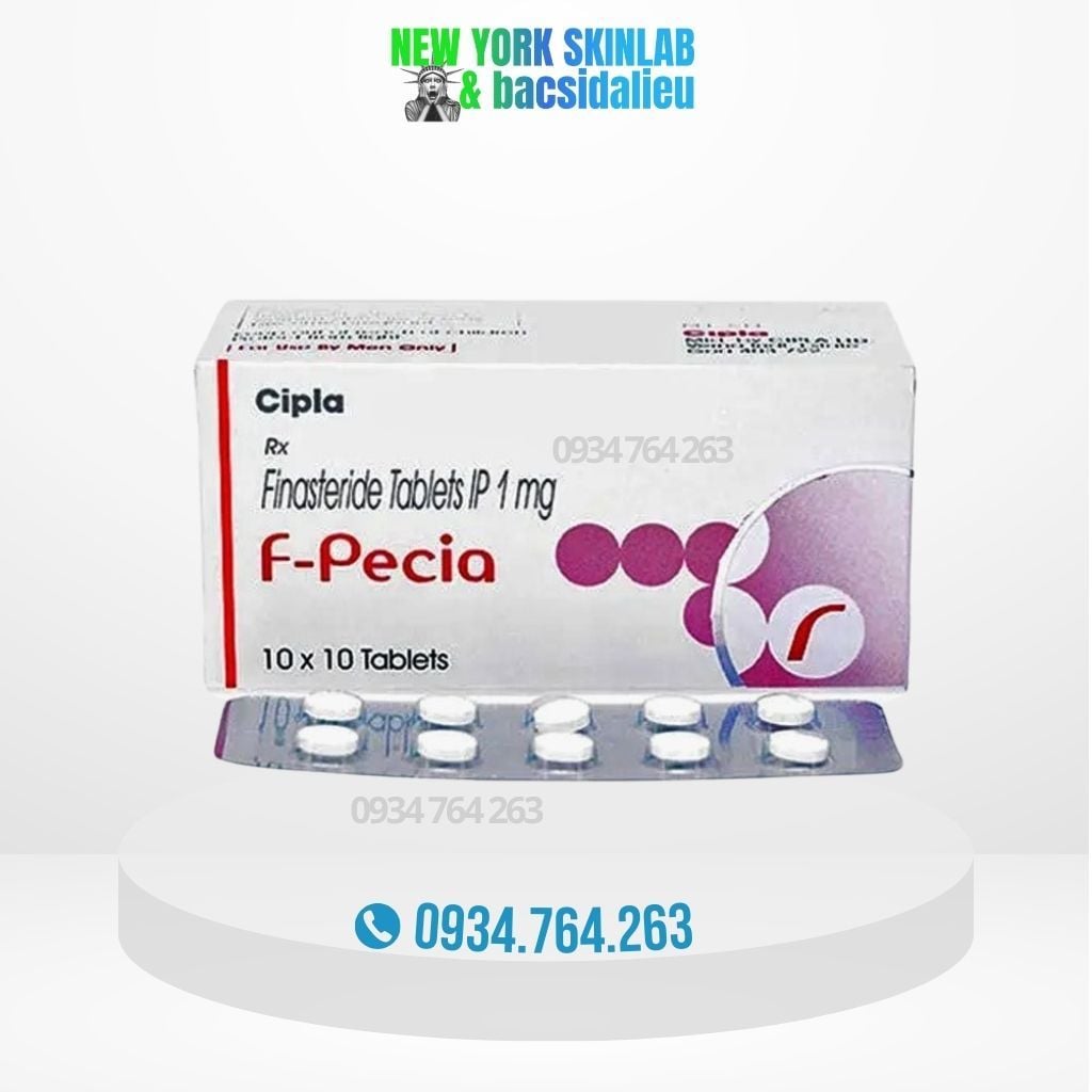 Thuốc uống mọc tóc Finasteride 1mg (100 viên) Finpecia / F-pecia hãng ...