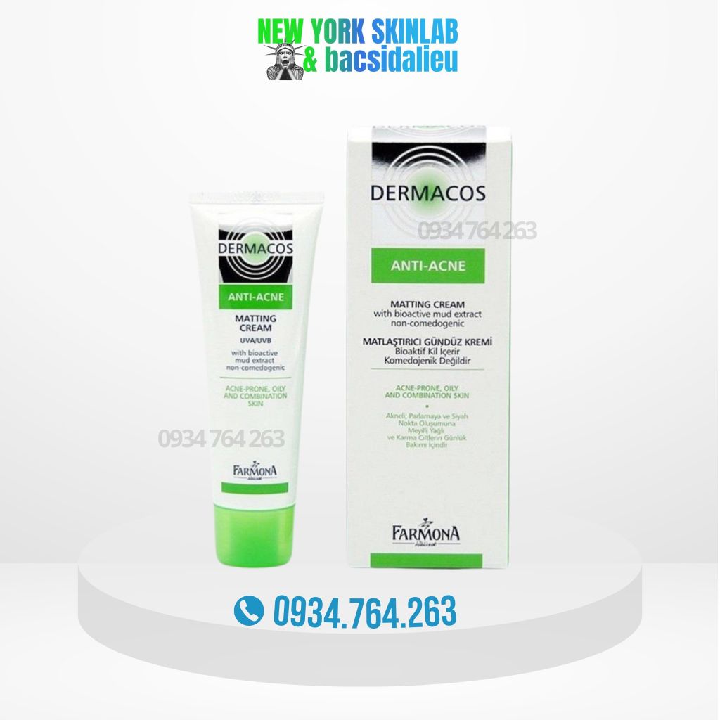 Kem Dưỡng Dermacos Anti-Acne Matting Cream (50ml) Kiềm Dầu, Giảm MụnKem ...