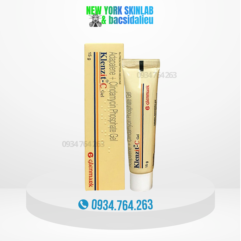Klenzit C gel (15g) Adapalene 0.1% & kháng sinh Clindamycin 1% - kem ...