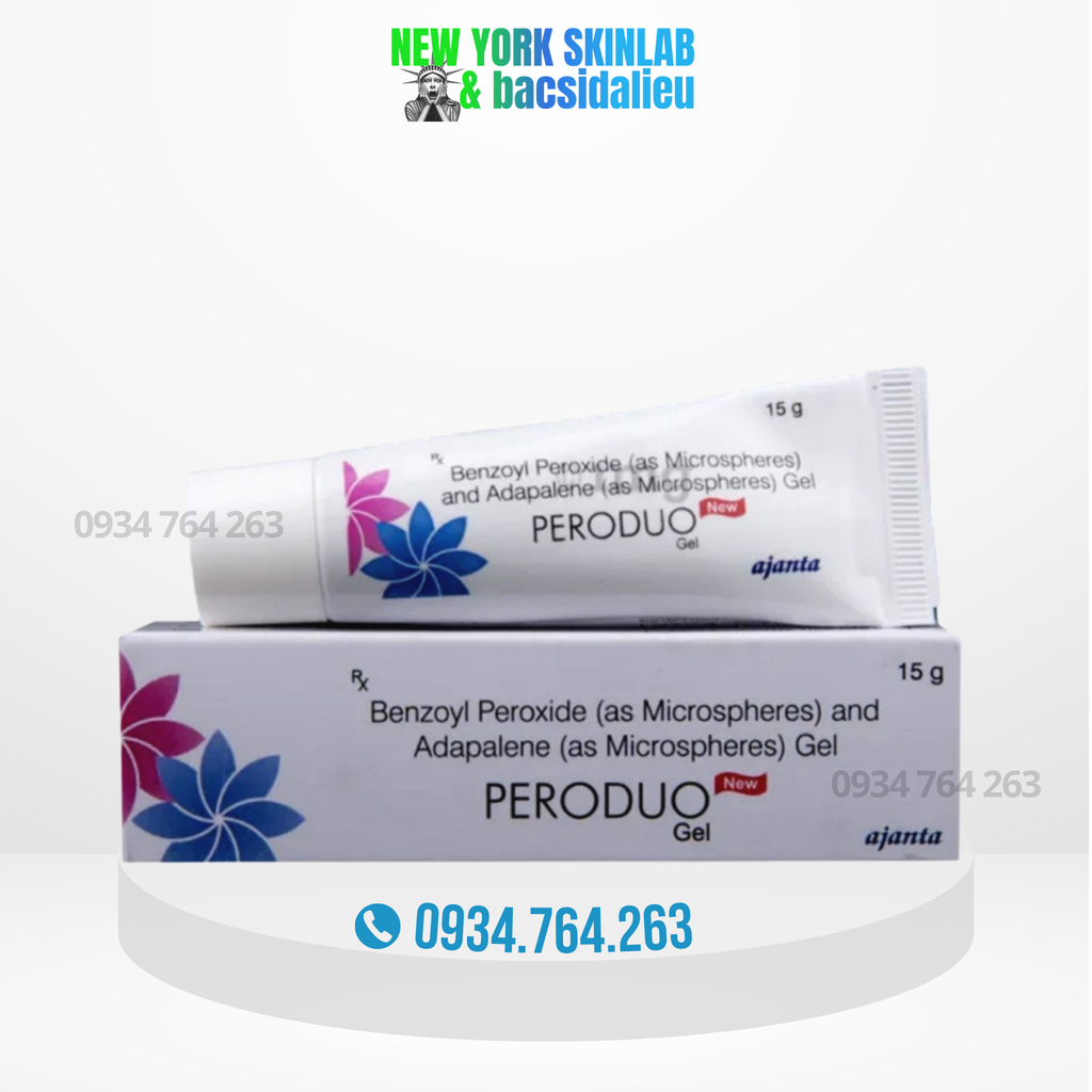 Peroduo gel (15g) 0.1% adapalene & 2.5% benzoyl peroxide - kem trị mụn ...