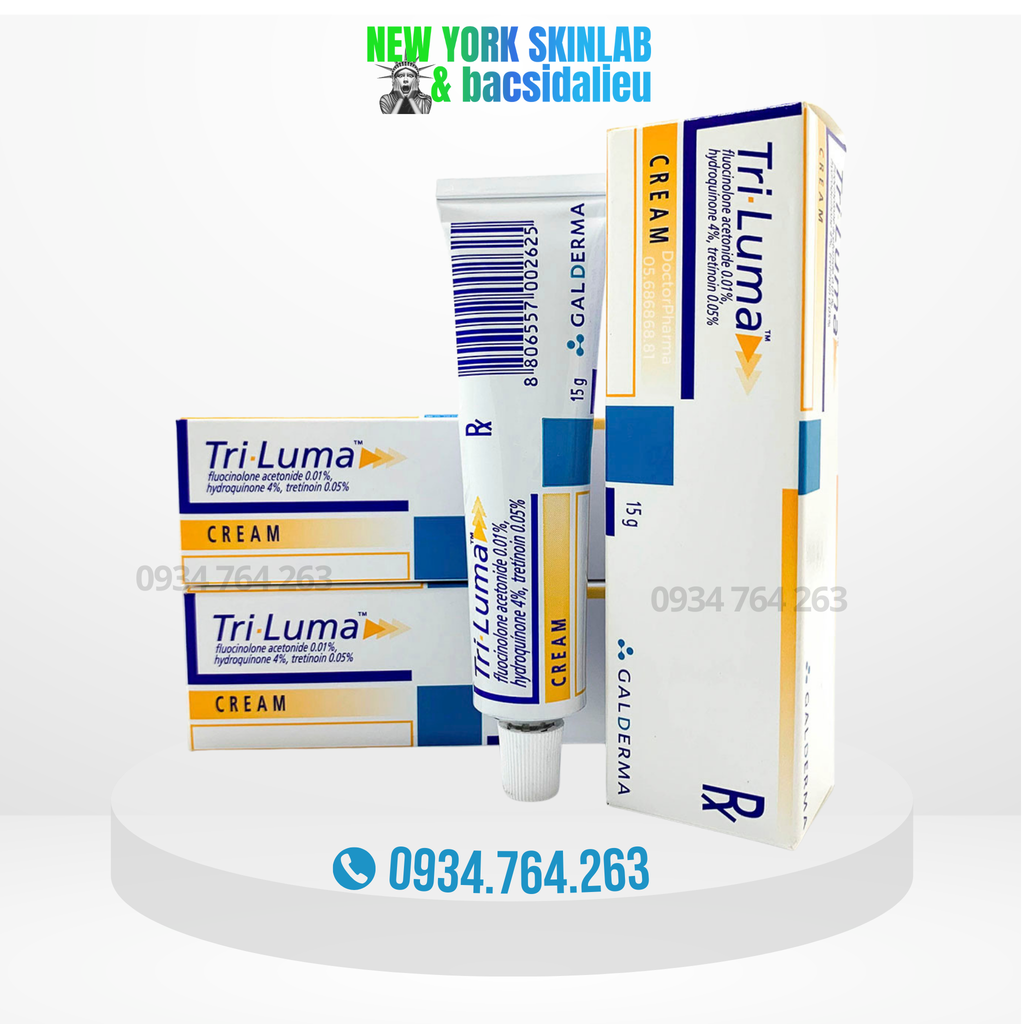 [Hết] Kem trị nám chuyên sâu Galderma Tri-Luma Cream (15g) hydroquinone ...