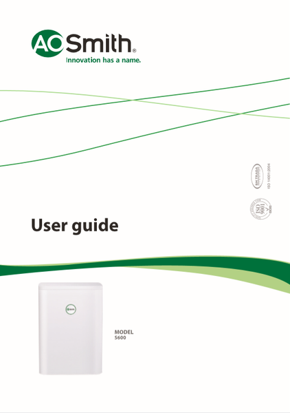 A. O. Smith S600 – A. O. Smith Việt Nam