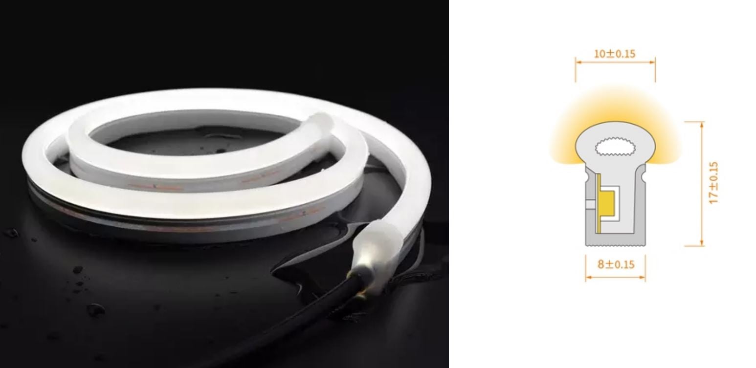 LED dây Neon 2023 version 12-24VDC 200lm/w 5w/met