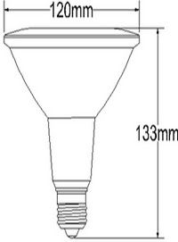 Đèn LED PAR 38 Spot lamp TKD Dimmable đui E27, call 0943500800