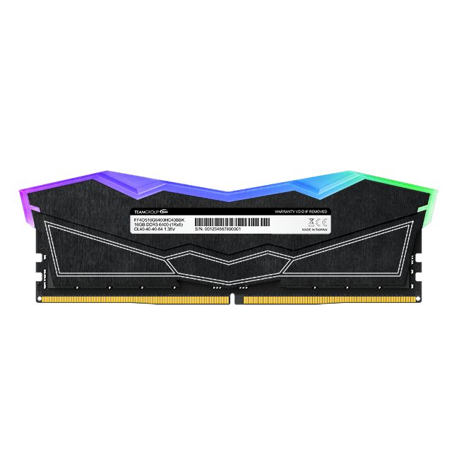 RAM PC T-Force Delta Black RGB DDR5-5200 16GB x 2 – Nhà phân phối Viễn Sơn
