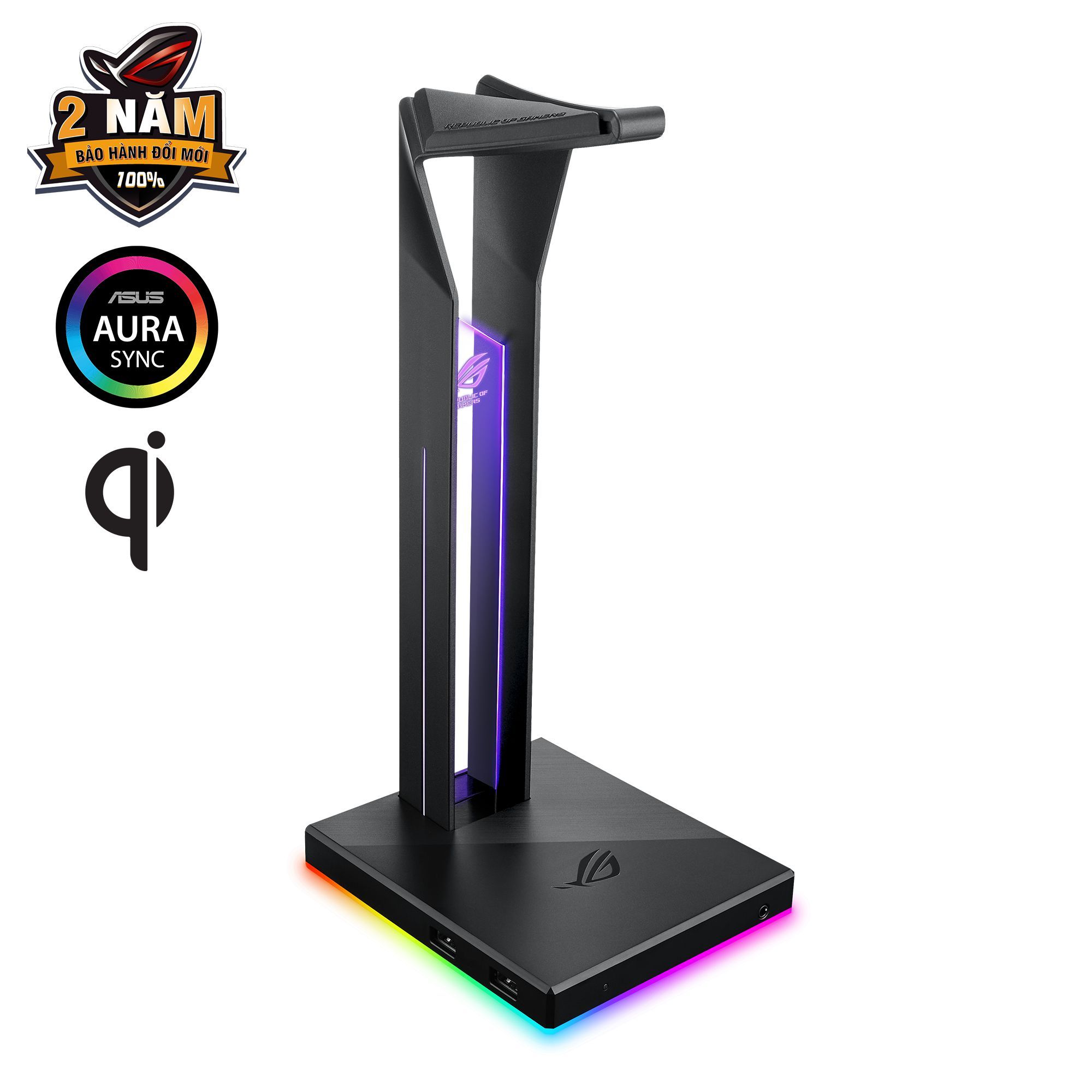 Giá đỡ tai nghe hiệu Asus ROG THRONE Qi – Nhà phân phối Viễn Sơn