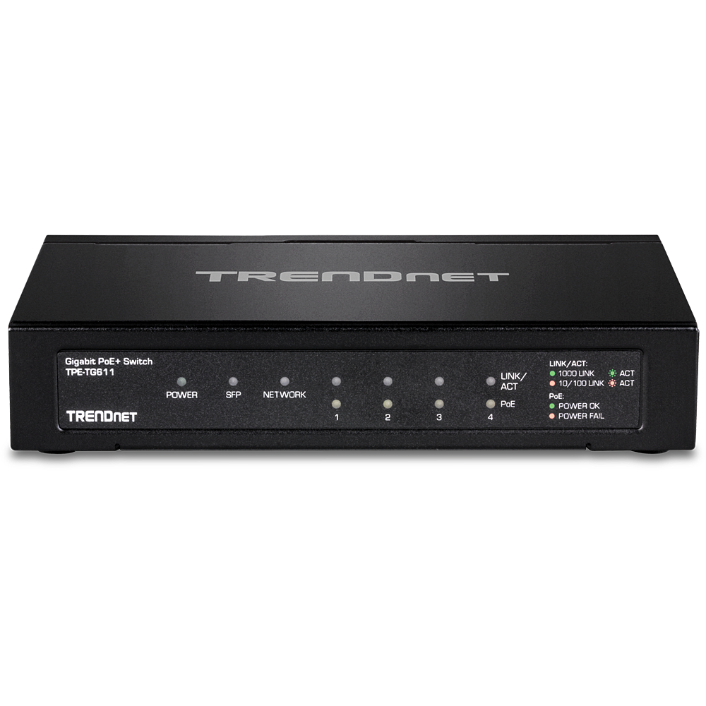 6-Port Gigabit PoE+ Switch – Nhà phân phối Viễn Sơn