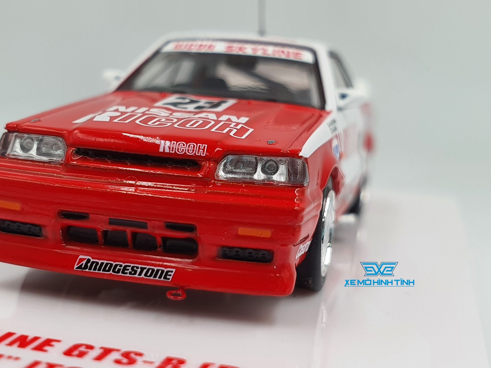 Xe Mô Hình Nissan Skyline GTS-R (R31) #23 "RICOH" JTC 1988 1:64 INNO M ...