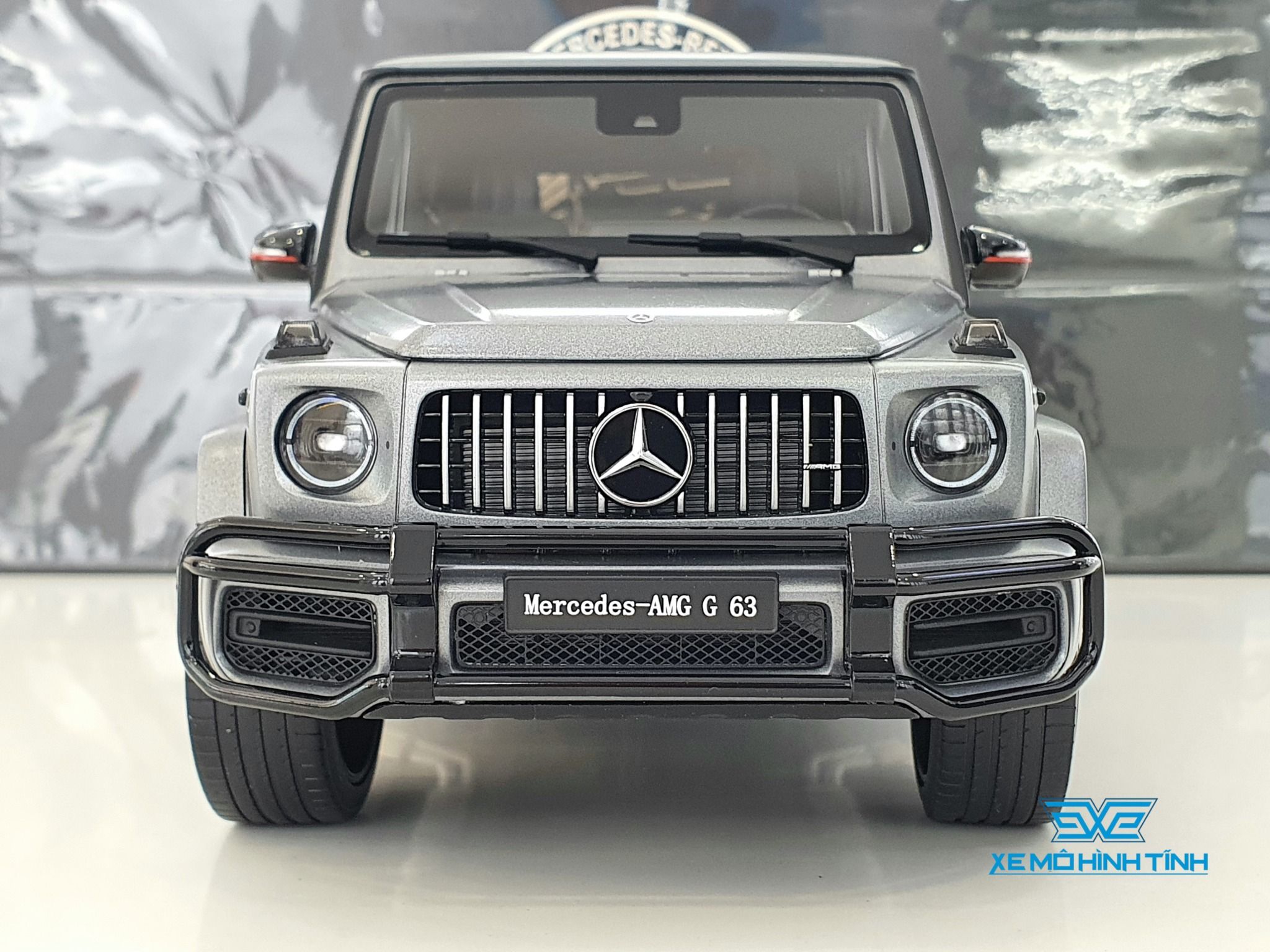 Xe Mô Hình Mercedes AMG G63 - 2019 1:18 Almost Real ( Xám Bạc ) – Shop Xe Mô Hình Tĩnh
