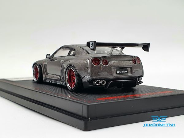 Xe Mô Hình Nissan Pandem R35 GT-R Gun Metallic 1:64 Ignition Model ( X ...