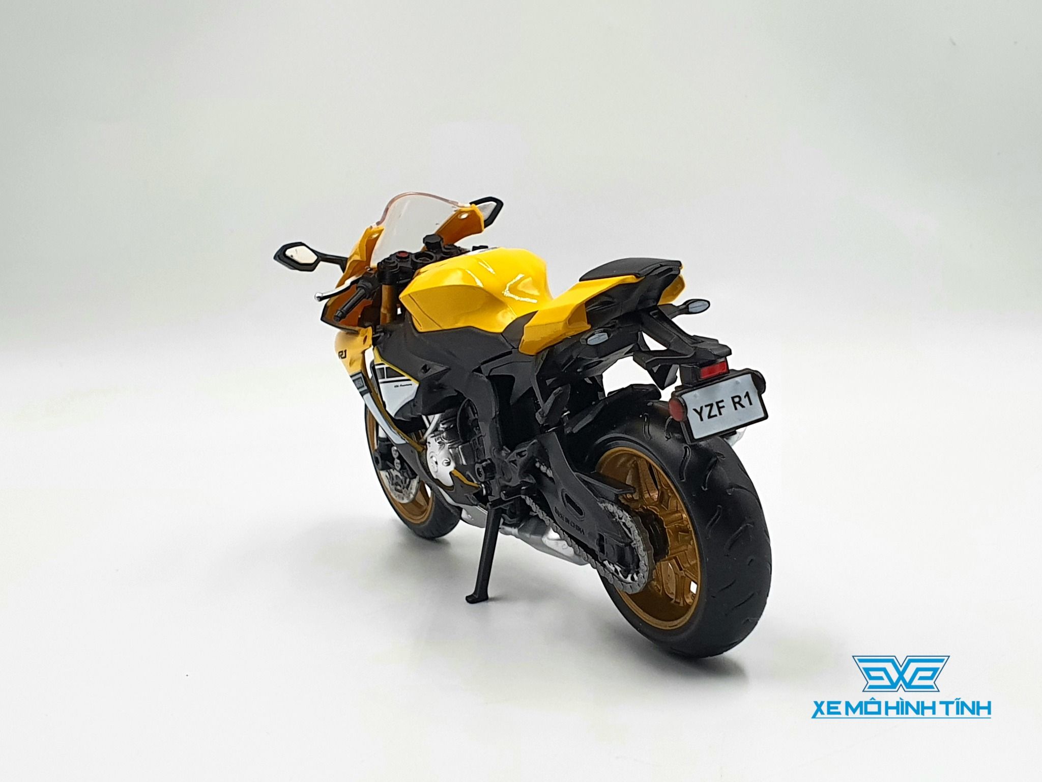 Xe Mô Hình Yamaha YZF-R1 1:12 ( Vàng ) – Shop Xe Mô Hình Tĩnh