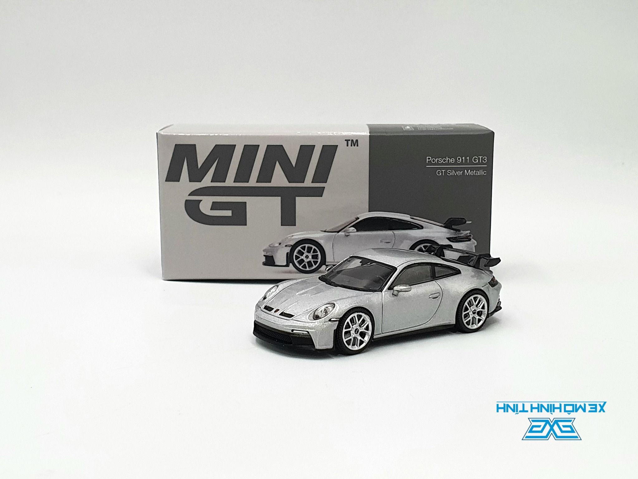 Xe Mô Hình Porsche 911 (922) GT3 GT Silver Metallic LHD 1:64 MiniGT ...