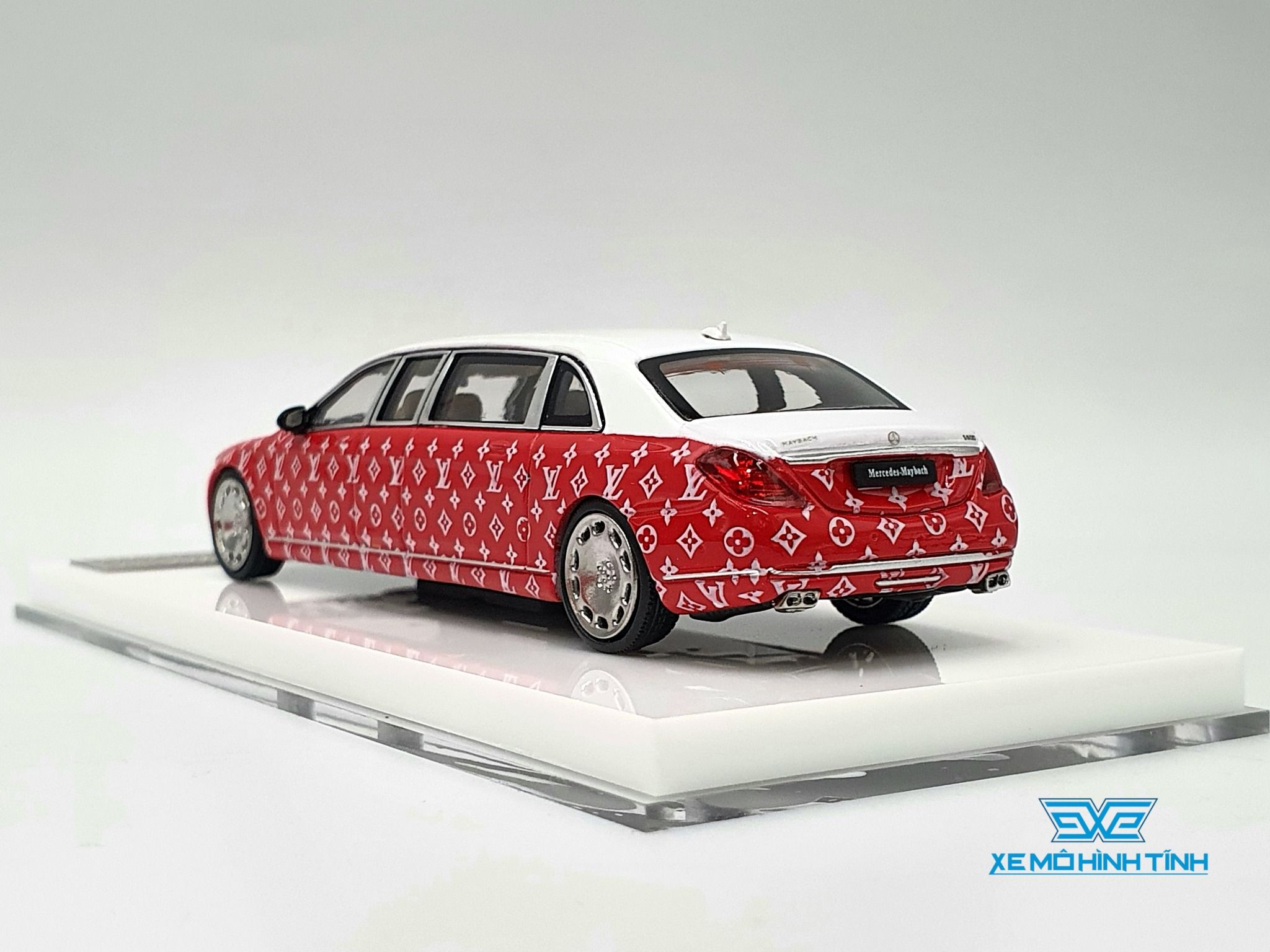 Xe Mô Hình Mercedes - Maybach S600 Pullman 1:64 Stance Hunters ( Trắng ...