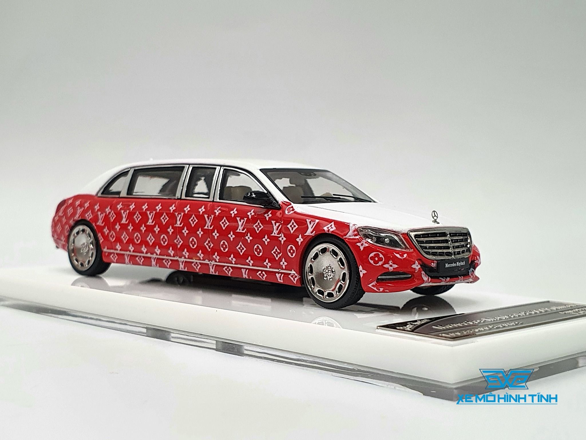Xe Mô Hình Mercedes - Maybach S600 Pullman 1:64 Stance Hunters ( Trắng ...