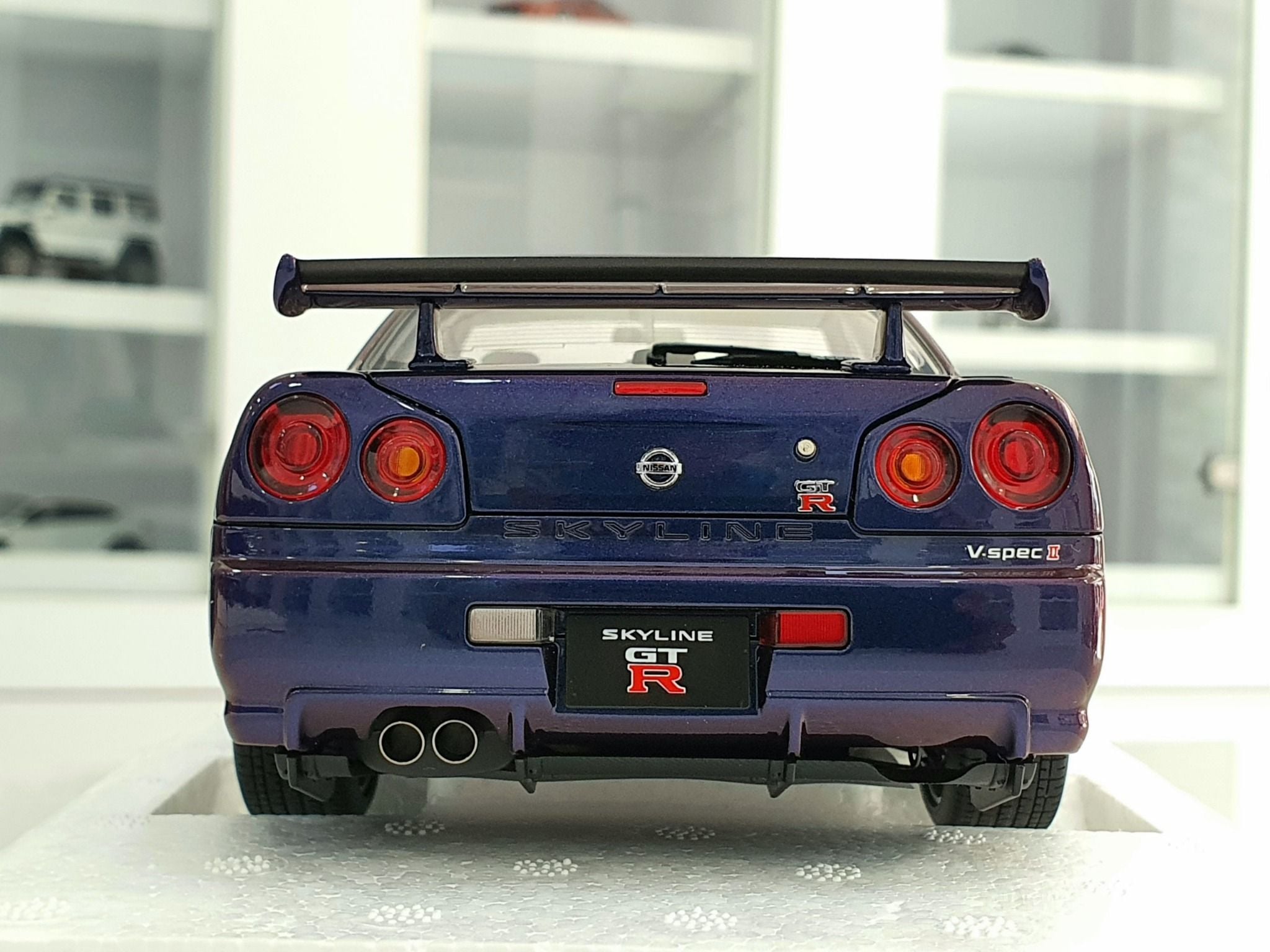 Xe Mô Hình Nissan Skyline GT-R ( R34 ) V-SPEC II 1:18 AUTOart ( Tím ) – Shop Xe Mô Hình Tĩnh