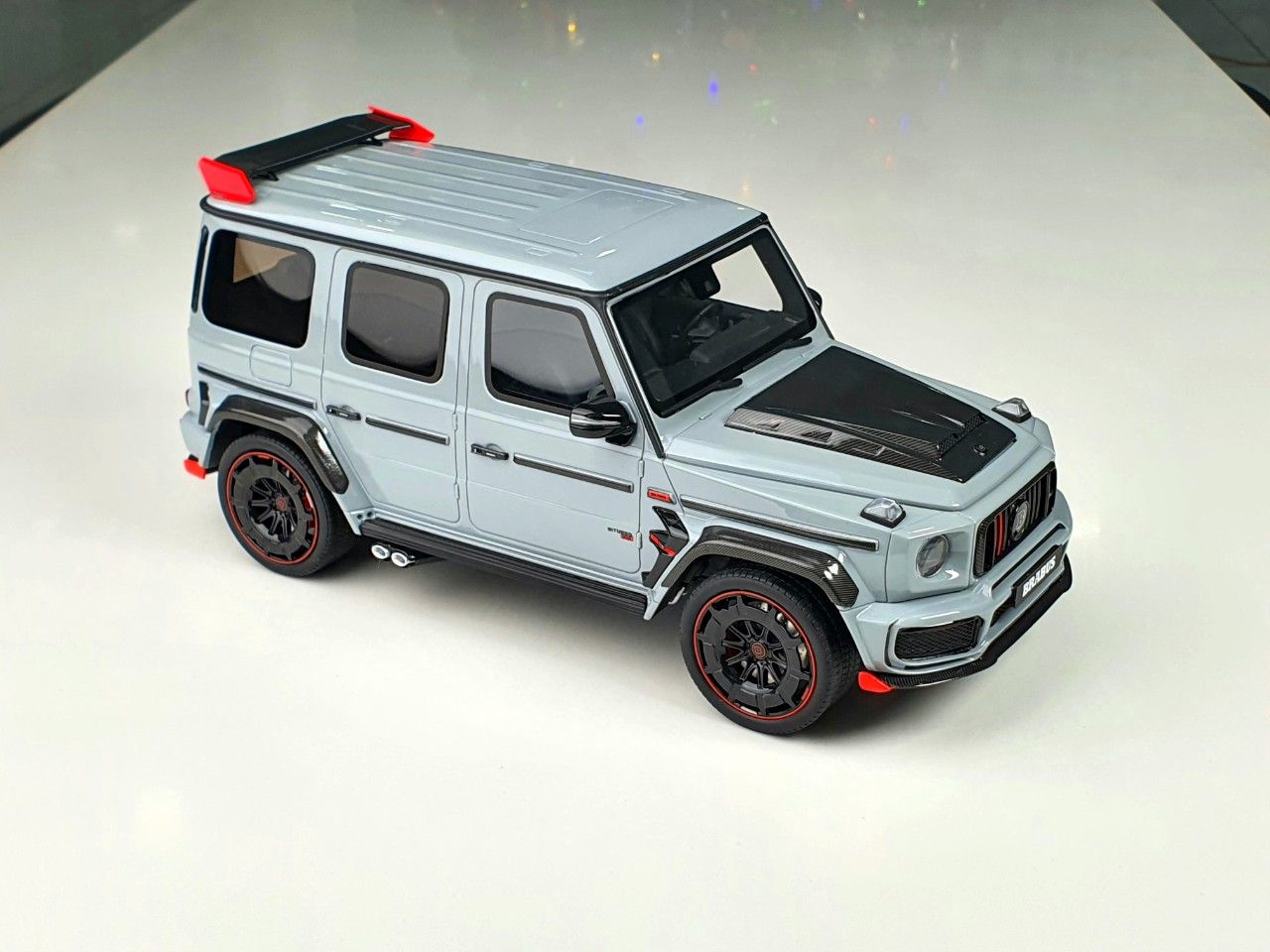 Xe Mô Hình Mercedes-Benz G63 Brabus G900 Rocket Grey 1:18 GTSpirit ( X ...