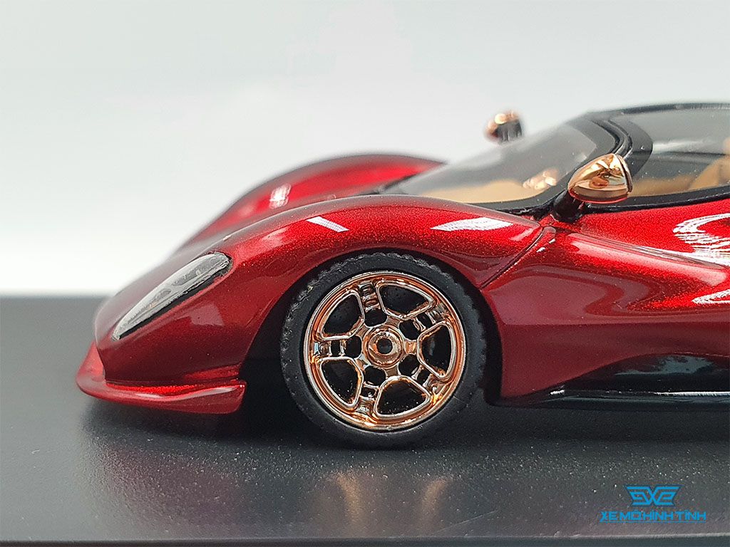 Xe Mô Hình DeTomaso P72 Soul Red Limited 1000 pcs 1:64 Peako64 (Đỏ ...