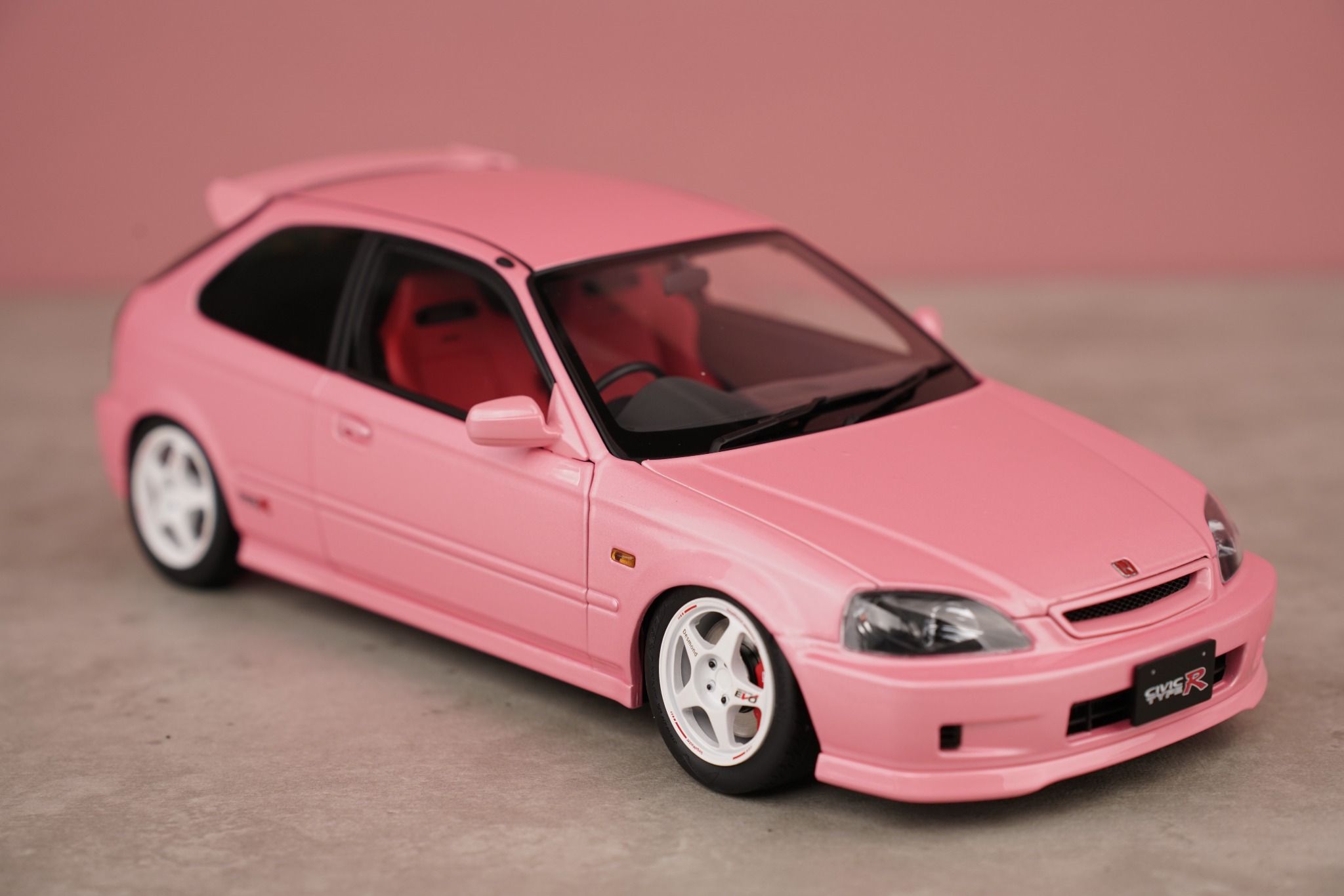 Xe Mô Hình Honda Civic Type R (EK9) 1:18 Motor Helix (Sweet Pink ...