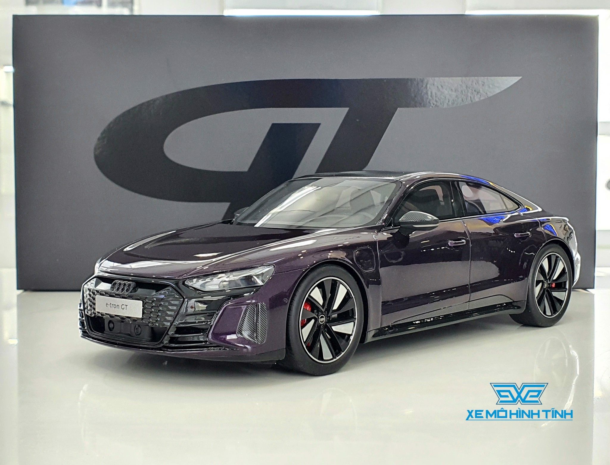 Xe Mô Hình Audi RS E-Tron GT 1:18 GTSpirit ( Tím ) – Shop Xe Mô Hình Tĩnh