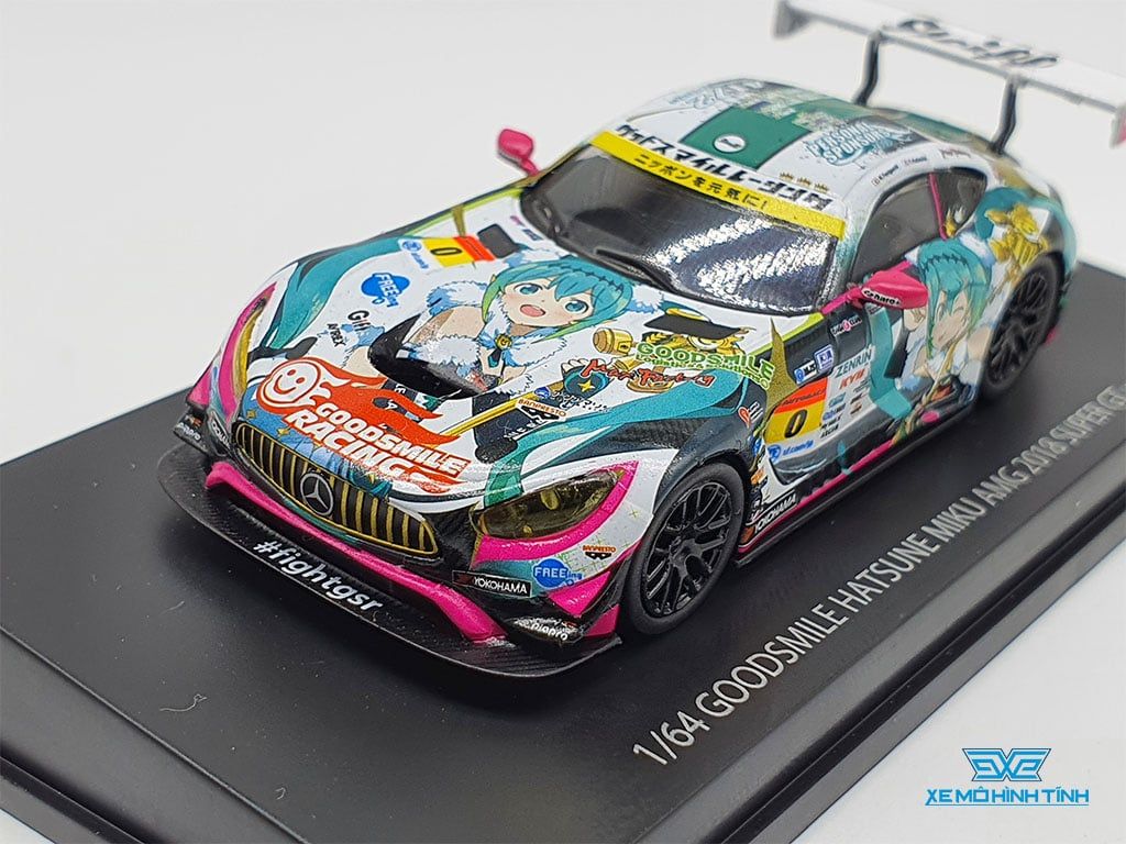 Xe Mô Hình Mercedes-AMG Hatsune Miku 2018 Super GT ver 1:64 Good Smile ...