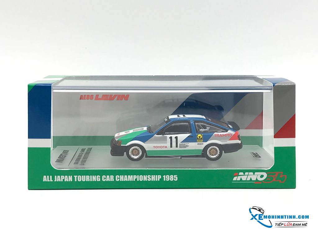 Xe Mô Hình Toyota Corolla Levin AE86 #11 ''Trampio'' JTC Sugo Winner 1 ...