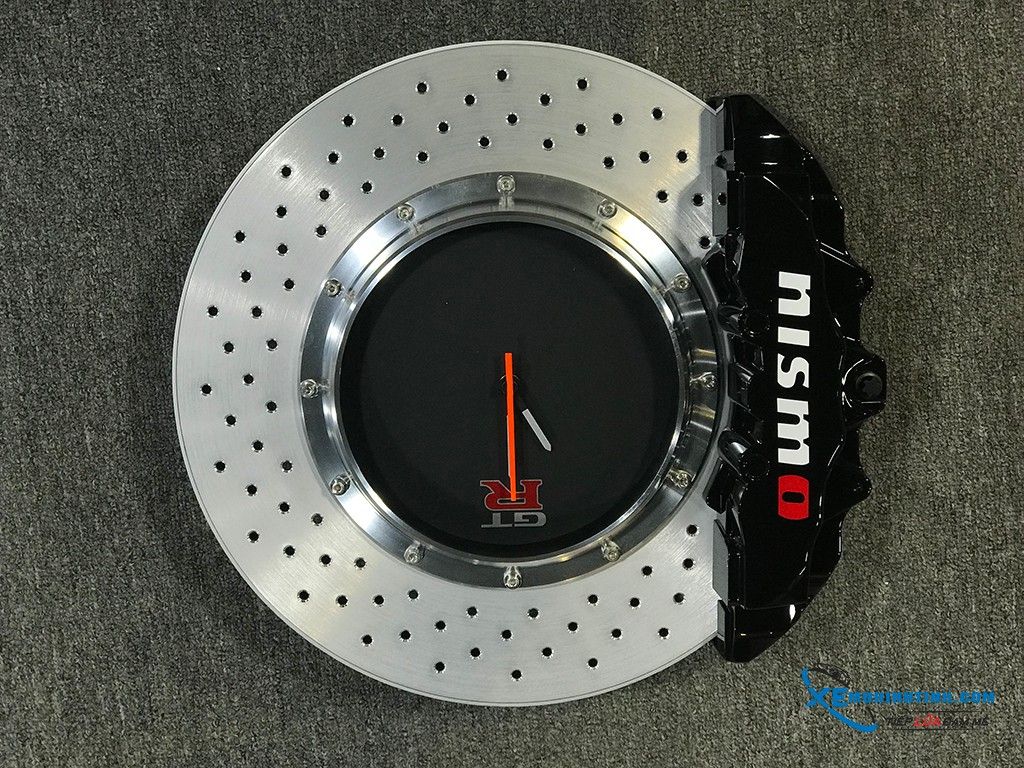 Racing brake disc clock Autoart 1:1 ( Đen , Nhôm ) – Shop Xe Mô Hình Tĩnh