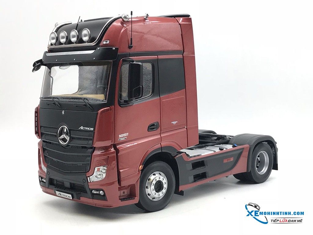 NZG Mercedes-Benz Actros GigaSpace 4x2 1:18 ( Đỏ ) – Shop Xe Mô Hình Tĩnh