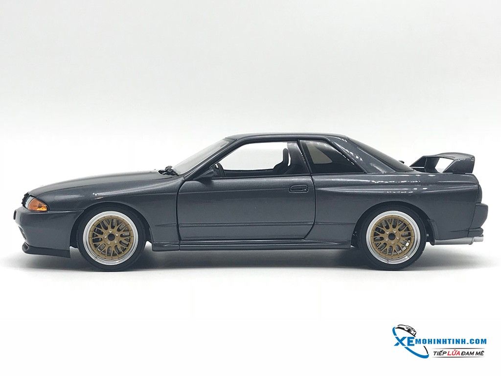 Nissan Skyline GT-R (R32) (Gun Grey Metallic) Wangan Midnight 1:18 ( X ...