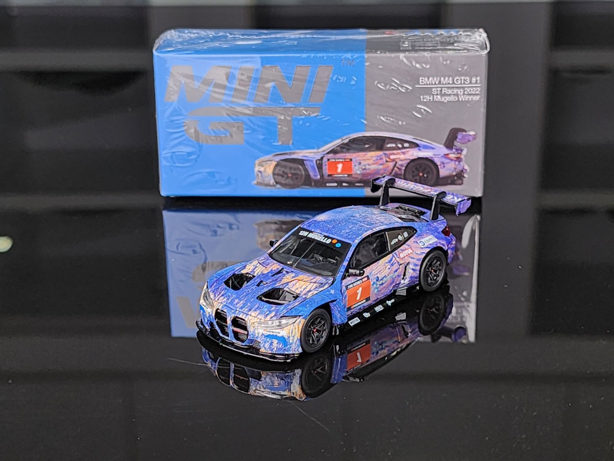 Xe Mô Hình BMW M4 GT3 #1 ST Racing 2022 12H Mugello Winner 1:64 MiniGT ...