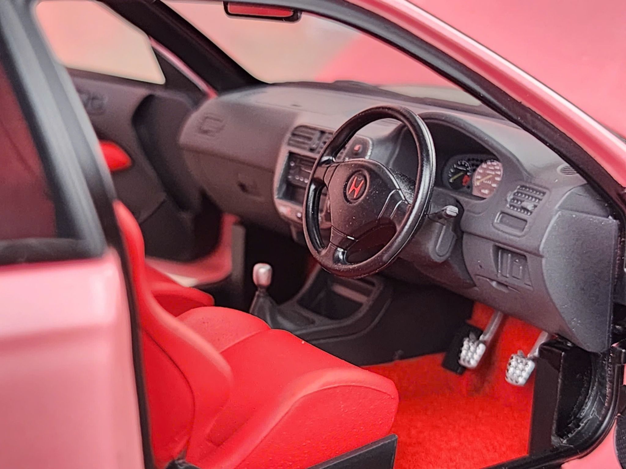 Xe Mô Hình Honda Civic Type R (EK9) 1:18 Motor Helix (Sweet Pink ...