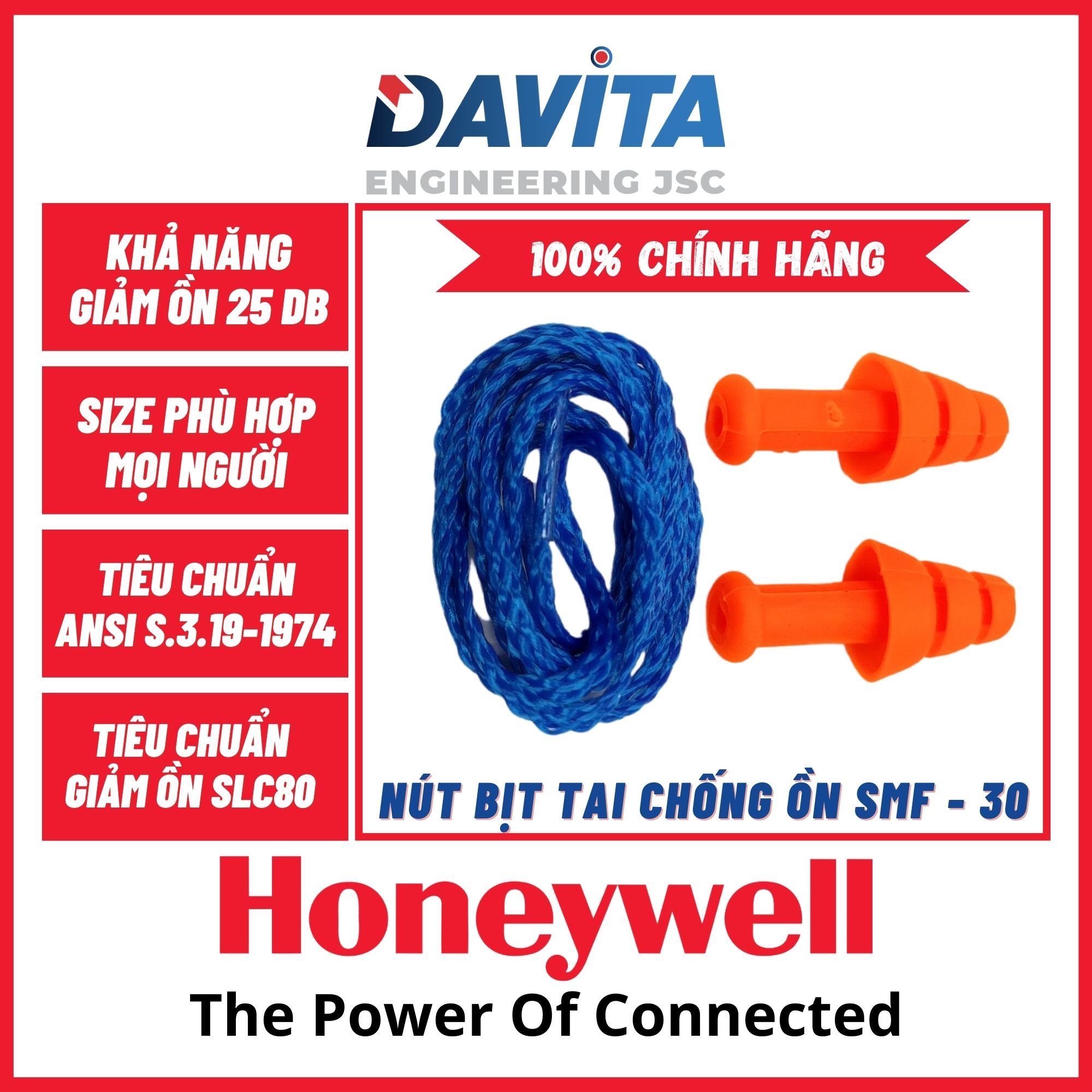 [10 Cặp] Nút Bịt Tai Chống Ồn Honeywell SMF-30 – Công ty Cổ phần Kỹ ...