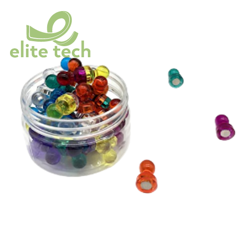 Nam Châm Bảng Bằng Nhựa Trong Suốt - Transparent Plastic Magnetic Push