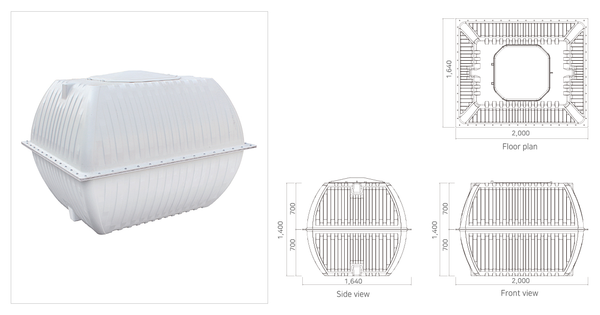 ENM(GRP) Water Tank - Sungil GRP-Korea – IBP Technology Co.,ltd