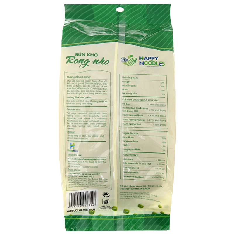 Bún rong nho Happy Noodles gói 400g – Chuỗi Tạp Hóa Việt - Chuyên Sỉ Và Lẻ