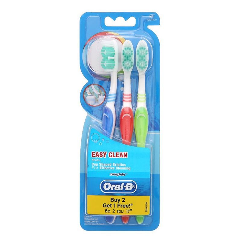 Bàn chải đánh răng Oral-B lông mềm Easy Clean mua 2 tặng 1 – Chuỗi Tạp ...
