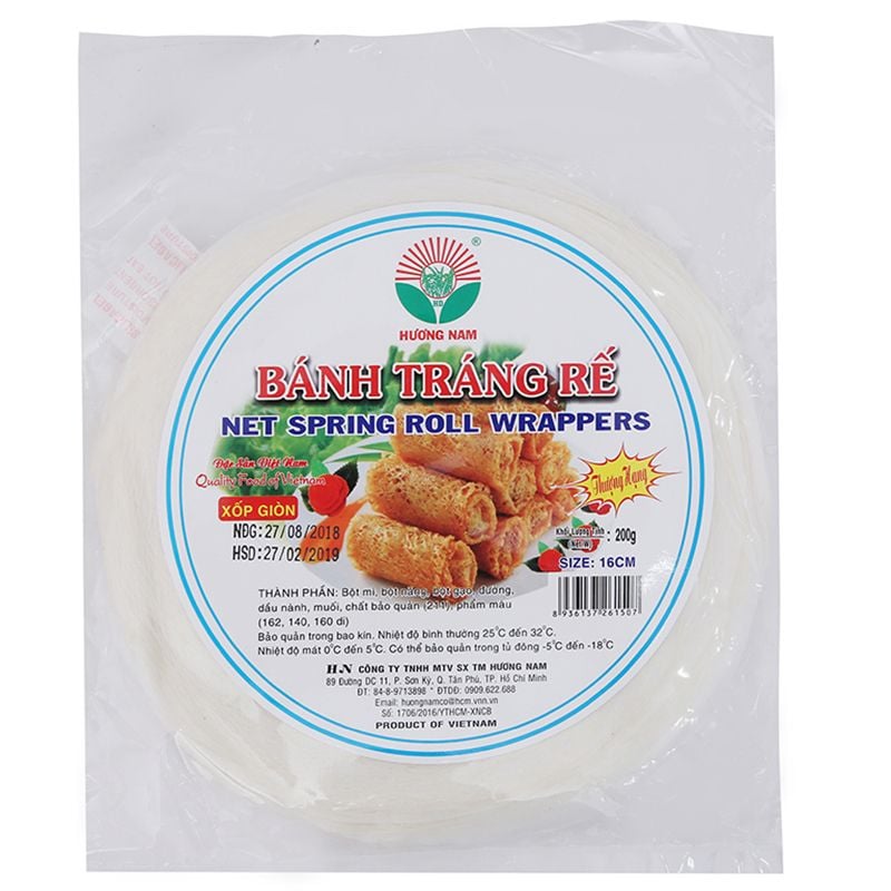 Bánh tráng rế 16cm Hương Nam gói 200g – Chuỗi Tạp Hóa Việt - Chuyên Sỉ ...