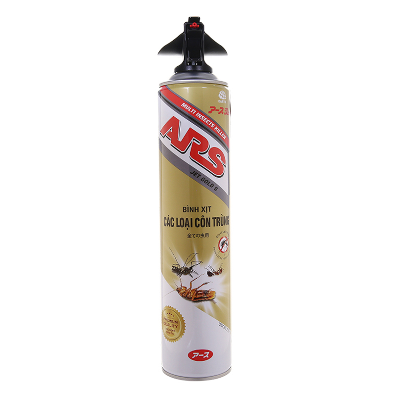 Bình xịt côn trùng ARS Jet Gold S không mùi chai 600ml – Chuỗi Tạp Hóa Việt - Chuyên Sỉ Và Lẻ