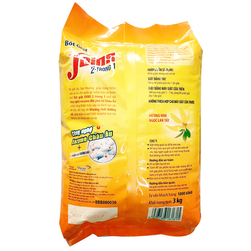 Bột giặt xả 2 in 1 Joins gói 800 g – Chuỗi Tạp Hóa Việt - Chuyên Sỉ Và Lẻ