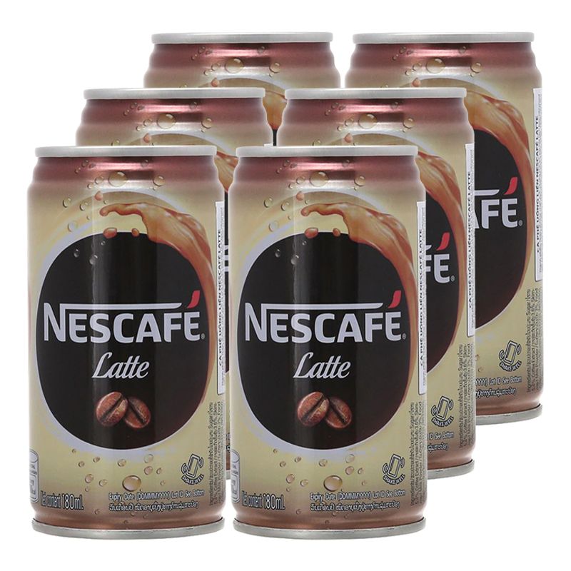 Cà phê sữa NesCafé Latte lốc 6 lon x 180ml – Chuỗi Tạp Hóa Việt ...