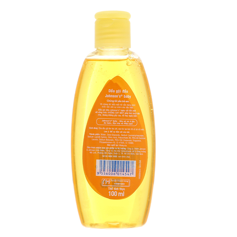 Dầu gội cho bé Johnson's Baby màu vàng 100ml – Chuỗi Tạp Hóa Việt ...