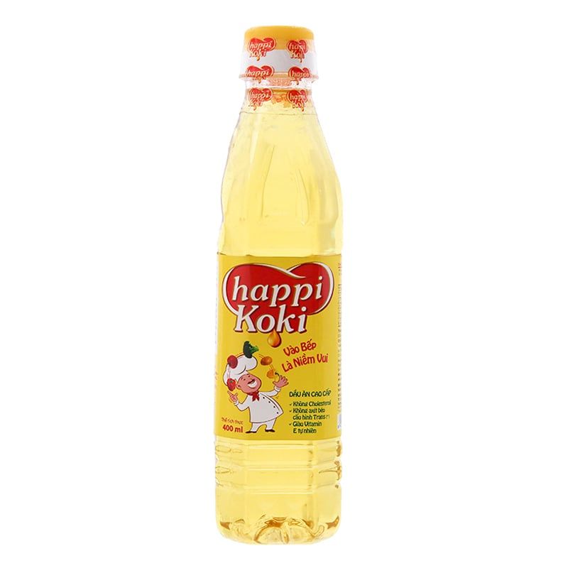 Dầu ăn cao cấp Happi Koki chai 400ml – Chuỗi Tạp Hóa Việt - Chuyên Sỉ Và Lẻ
