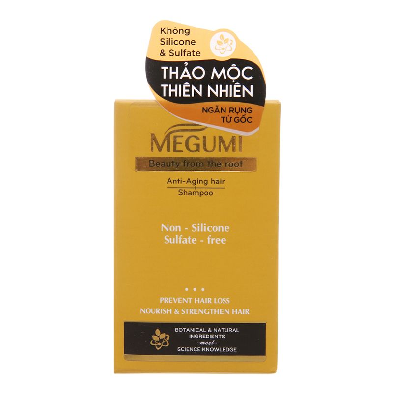 Dầu gội Megumi ngăn lão hóa tóc 9g x 5 gói – Chuỗi Tạp Hóa Việt - Chuyên Sỉ Và Lẻ