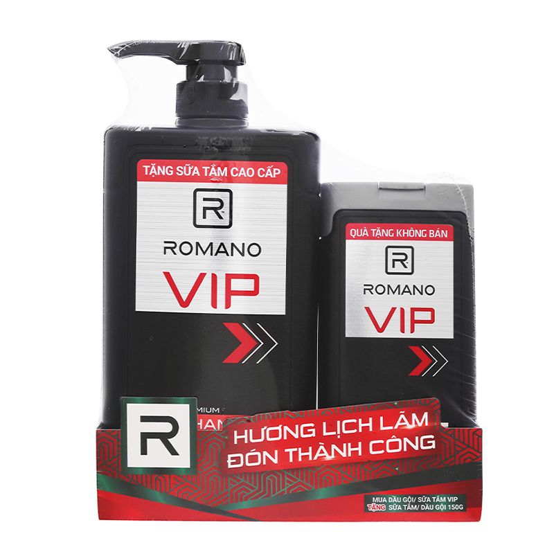Dầu gội nam Romano Vip chai 650g – Chuỗi Tạp Hóa Việt - Chuyên Sỉ Và Lẻ